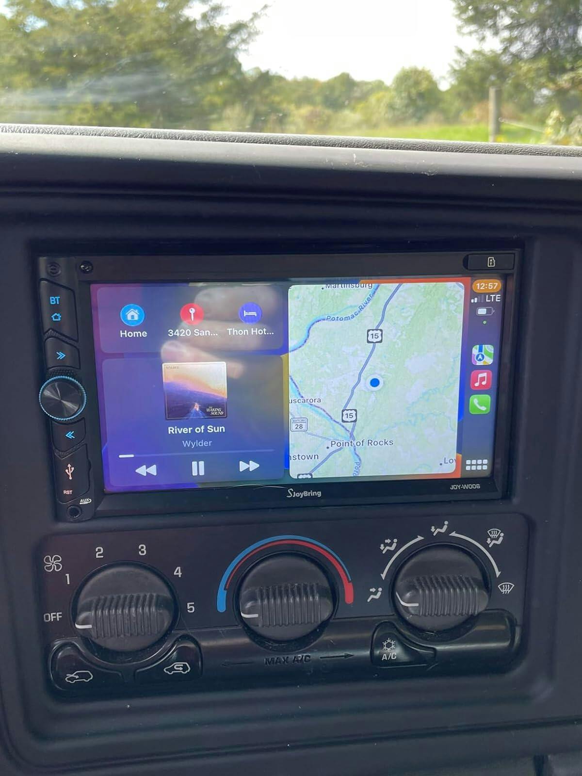 JOY-W006 - Double Din Car Stereo with Wireless Apple Carplay, Android ...