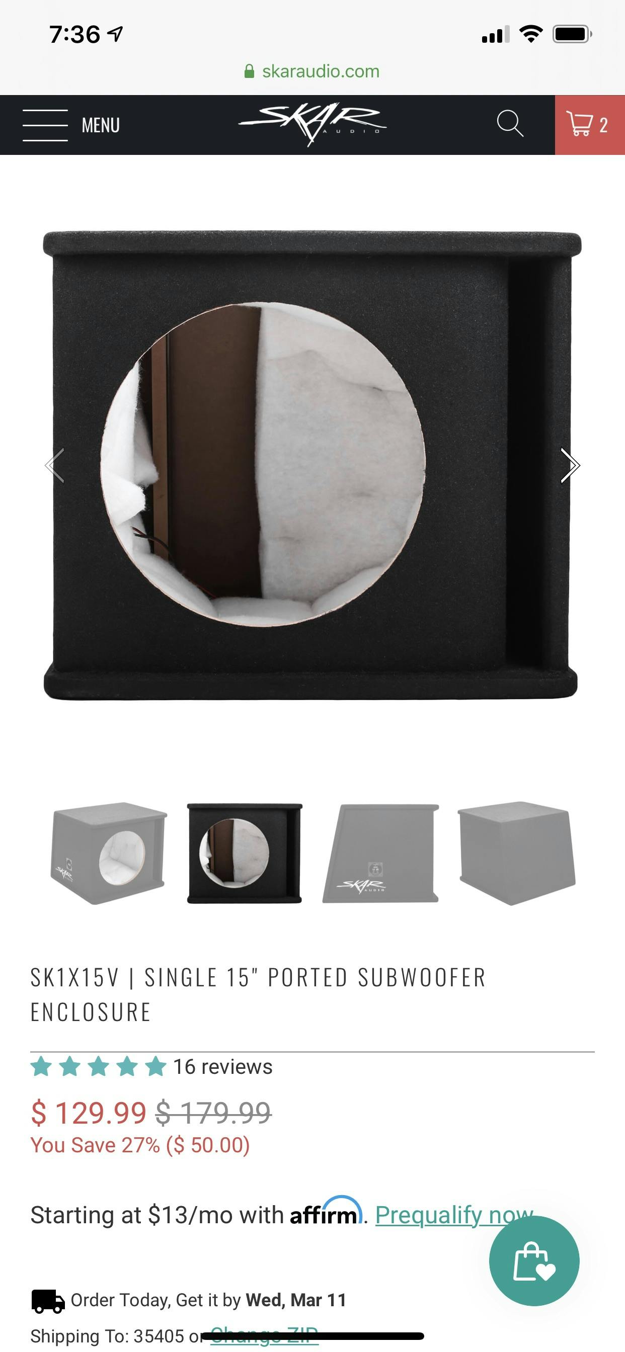 Skar Audio - ZVX-15v2 | 15" 3,000 Watt Max Power Car Subwoofer