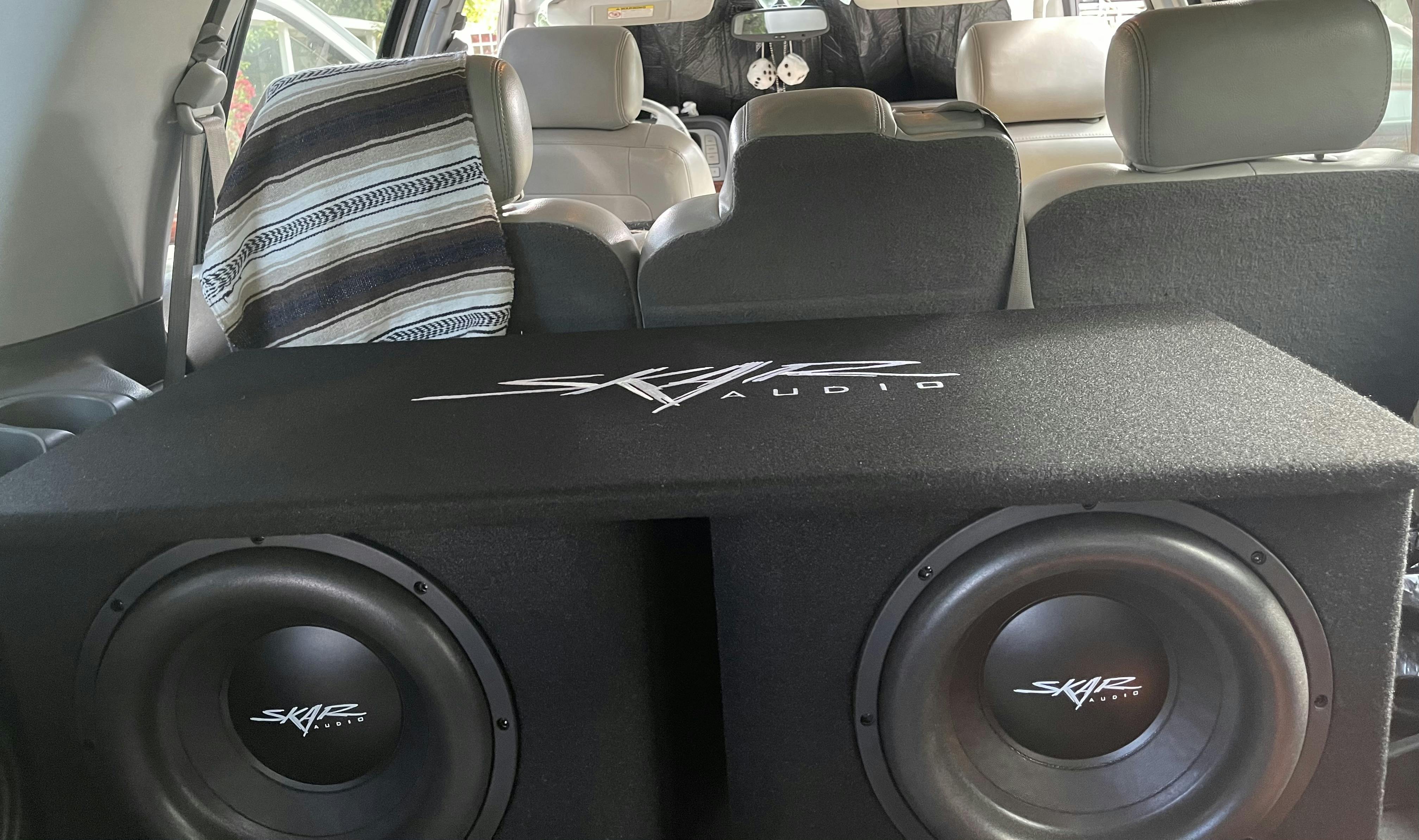 Skar Audio - SDR-2X12D4 | Dual 12" Loaded Vented Subwoofer Enclosure