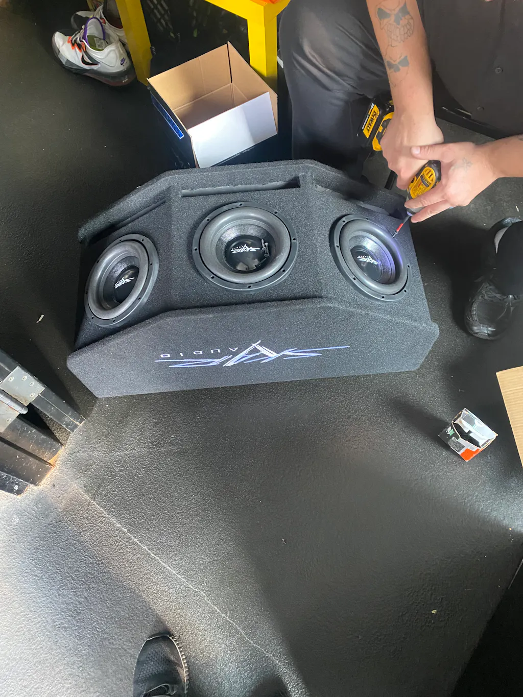 SK3X8V | Triple 8" Ported Universal Fit Subwoofer Box - Skar Audio