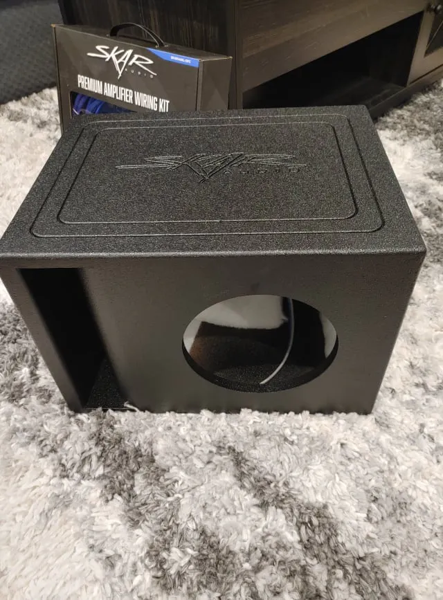 Skar Audio - AR1X8V | Single 8" Armor Coated Ported Subwoofer Box