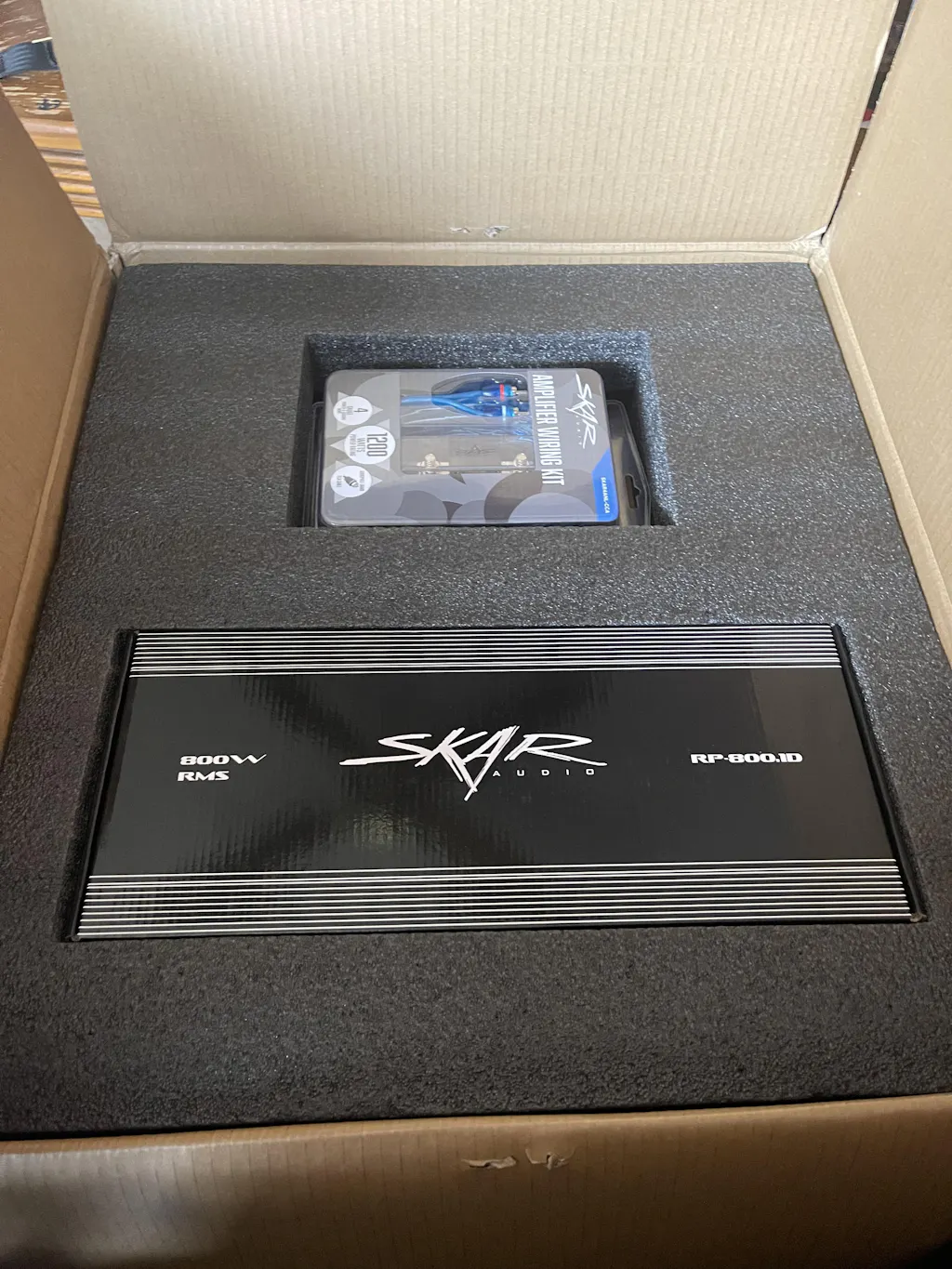 Skar Audio - Single 12" 1,200 Watt Loaded Subwoofer Box & Amplifier