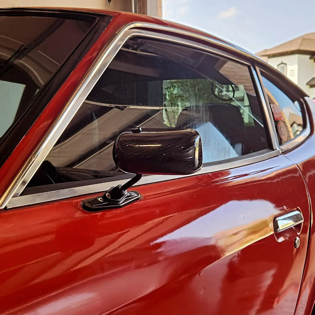 240z Door Mirror Plate
