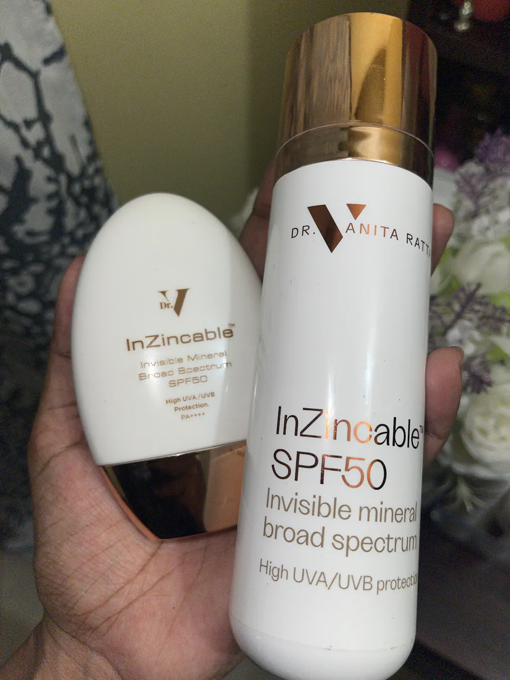 Dr. V InZincable SPF50 Sunblock | Mineral Sunscreen | No white cast ...