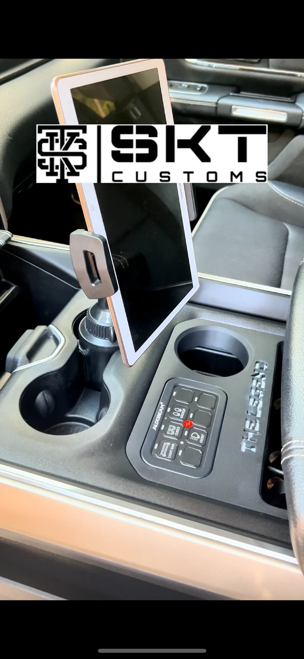 2019+ Ram Trucks Center Console Switch Panel Mount + Cupholder – SKT ...