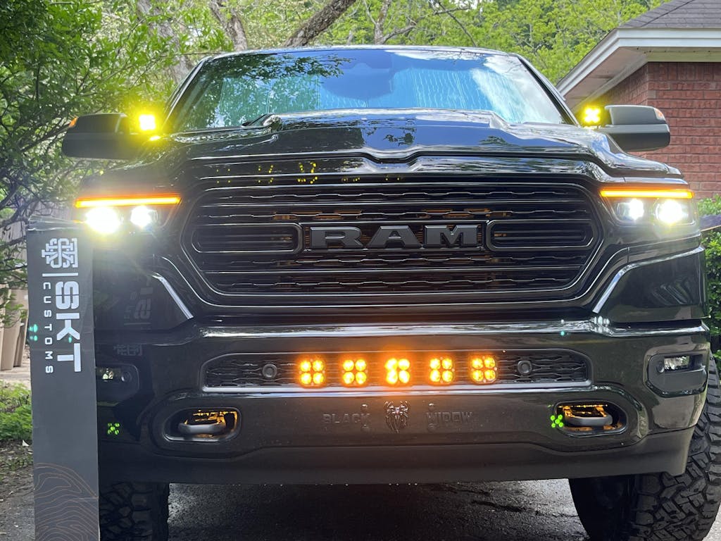 2019-2024 Ram 1500 DT Lower Grille + LED Mount Kit – SKT Customs