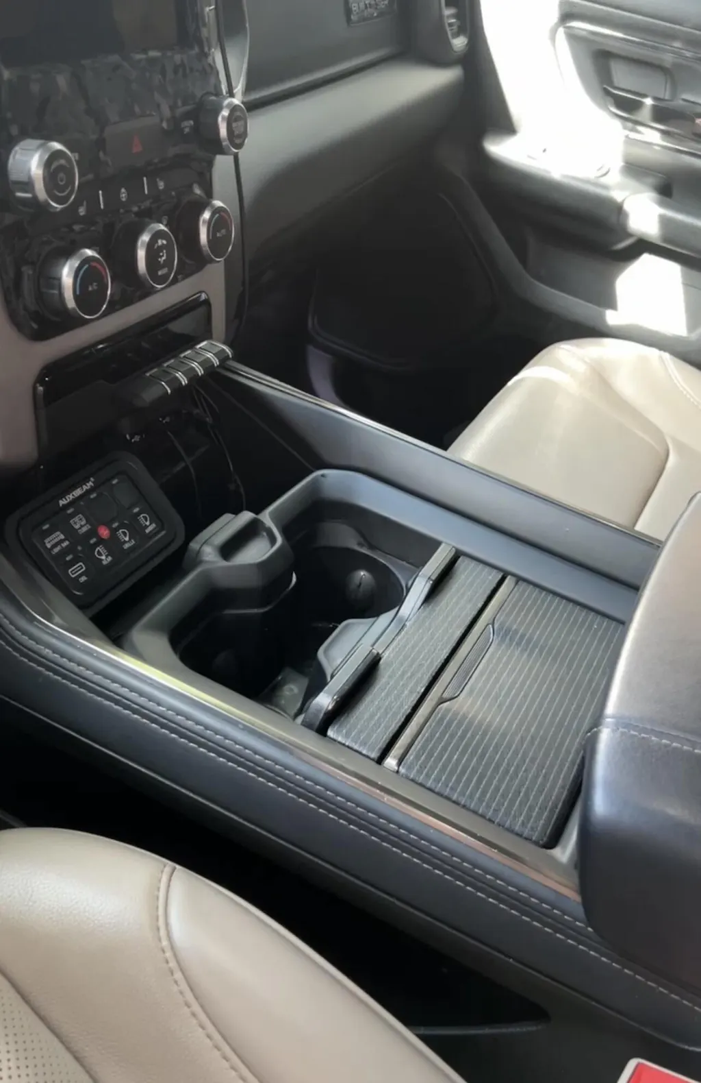 2019+ Ram Trucks Center Console Switch Panel Mount + Cupholder – SKT ...