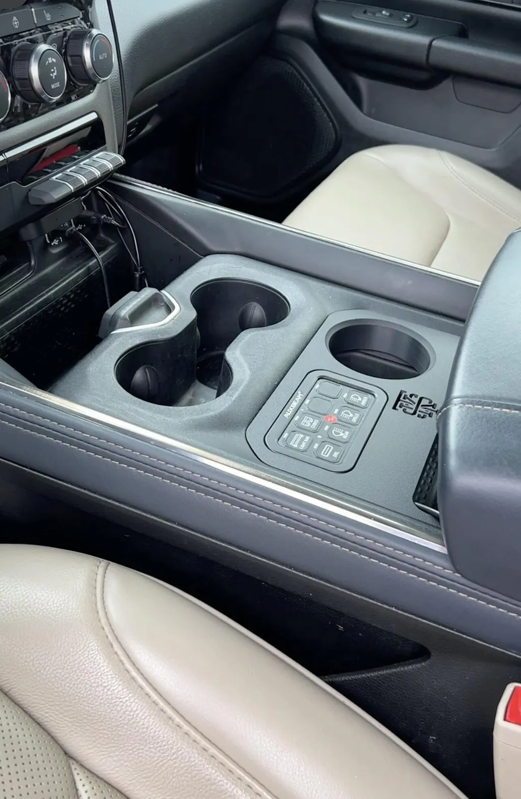 2019+ Ram Trucks Center Console Switch Panel Mount + Cupholder – SKT ...