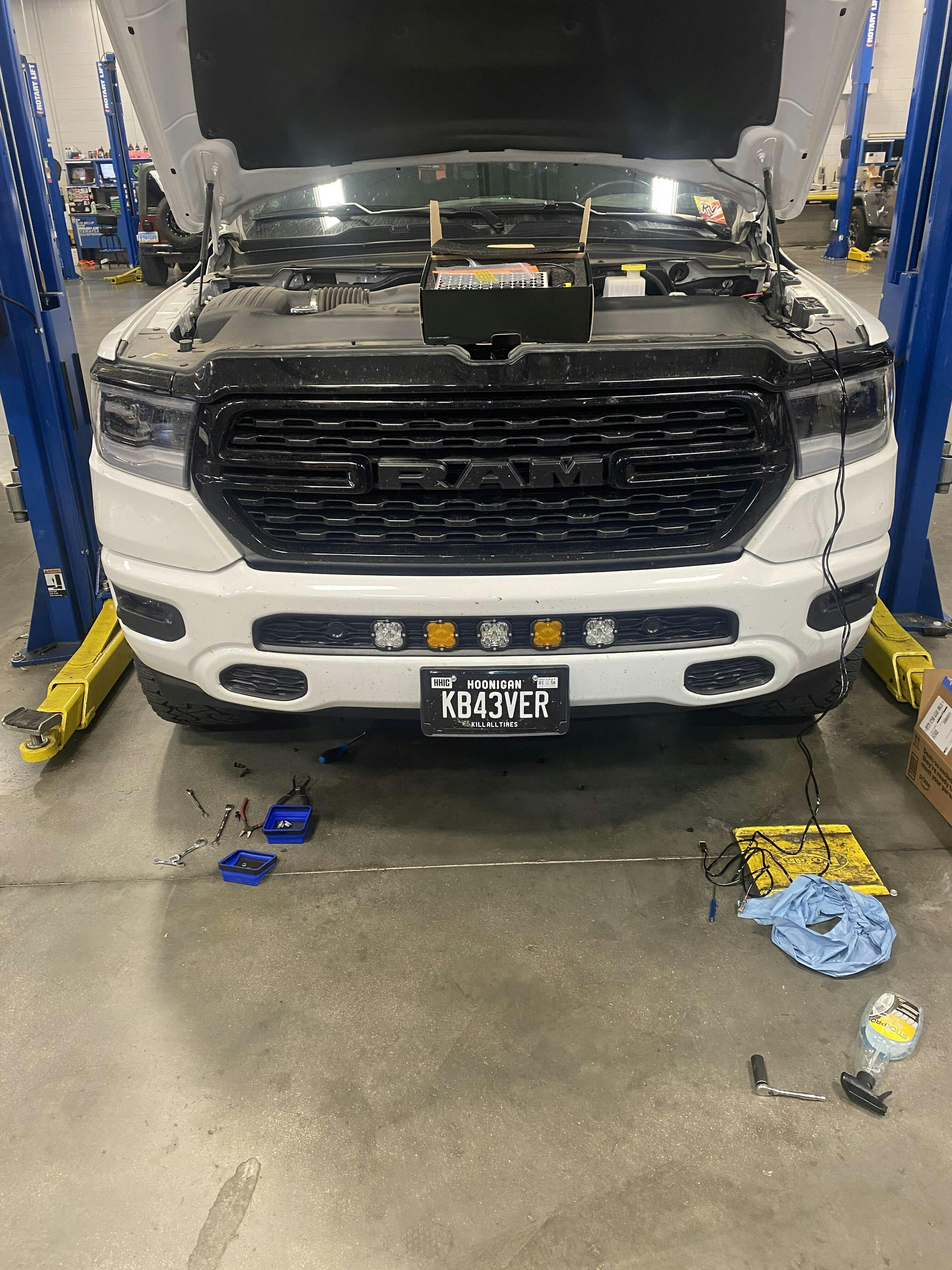 2019-2024 Ram 1500 DT Lower Grille + LED Mount Kit – SKT Customs