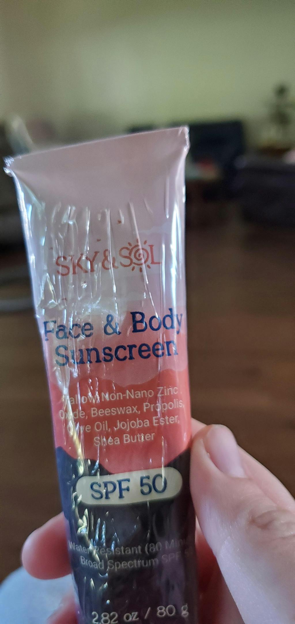 Sky and Sol Sunscreen SPF 50 | All-Natural, Edible-Grade Skincare