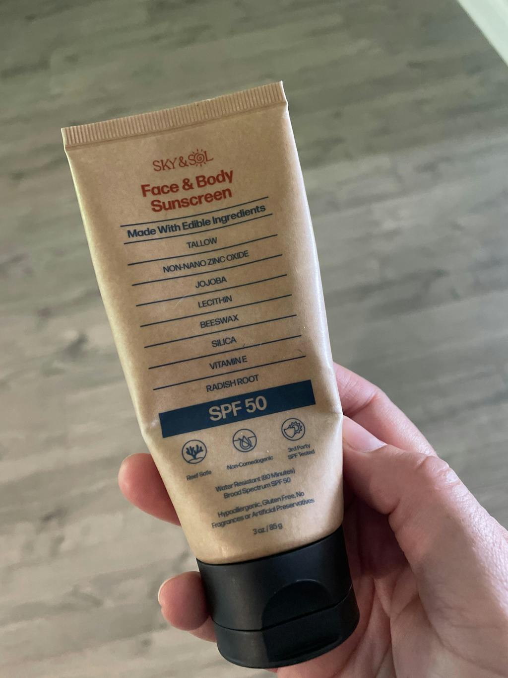 Sky and Sol Sunscreen SPF 30 | All-Natural, Edible-Grade Skincare