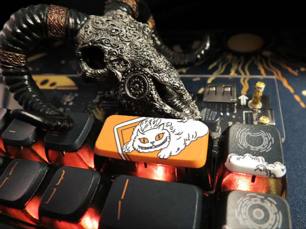 SKYLOONG GK7 PBT Black Pudding Keycap-"DarkTale"