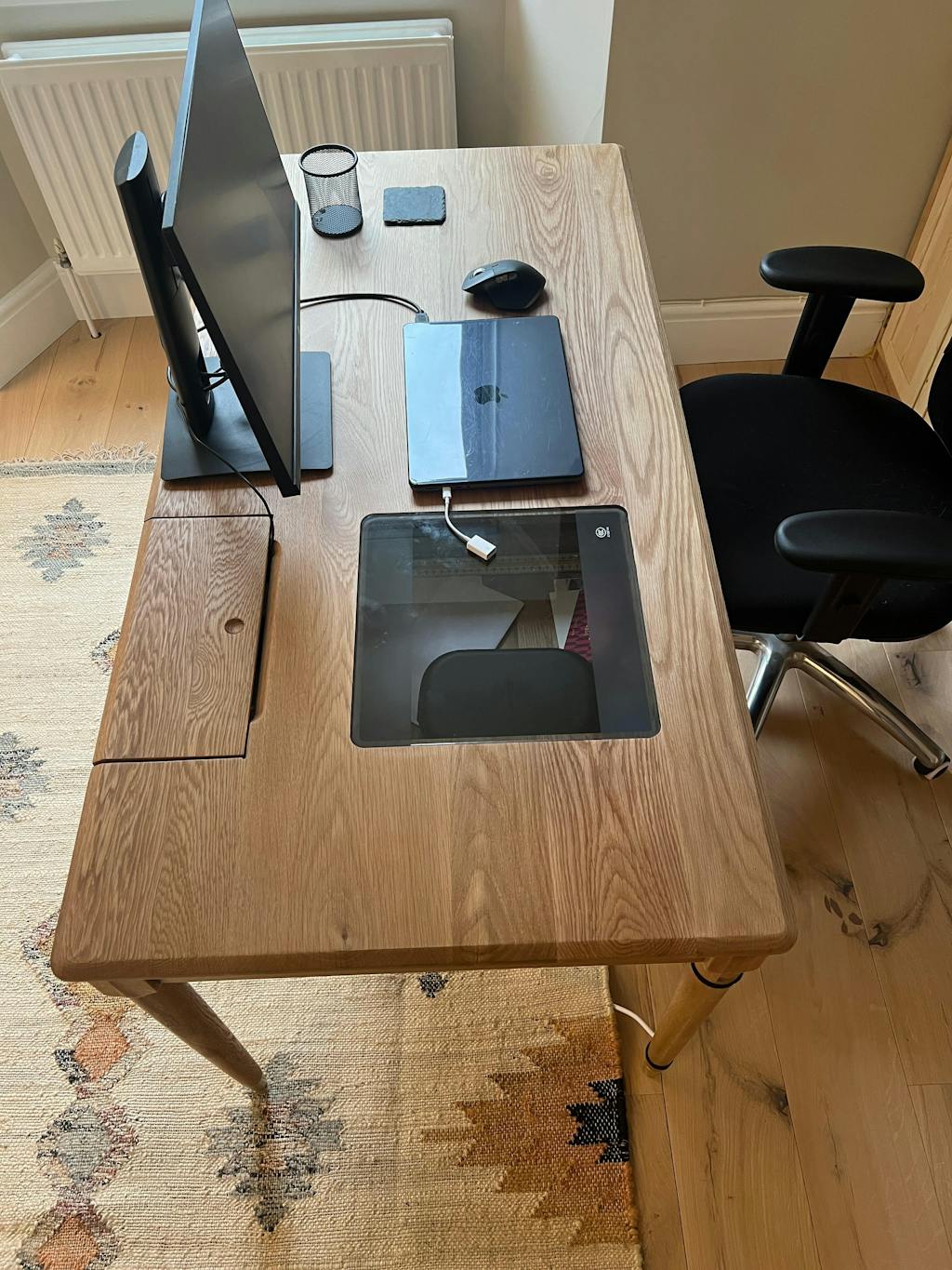 Opulent Black Walnut Wood Wardrobe with Designer Features