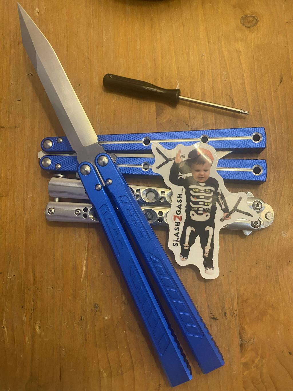 TheONE Channel Balisong FALCON Butterfly Knife w/ Zen Pins - ORIGINAL ...