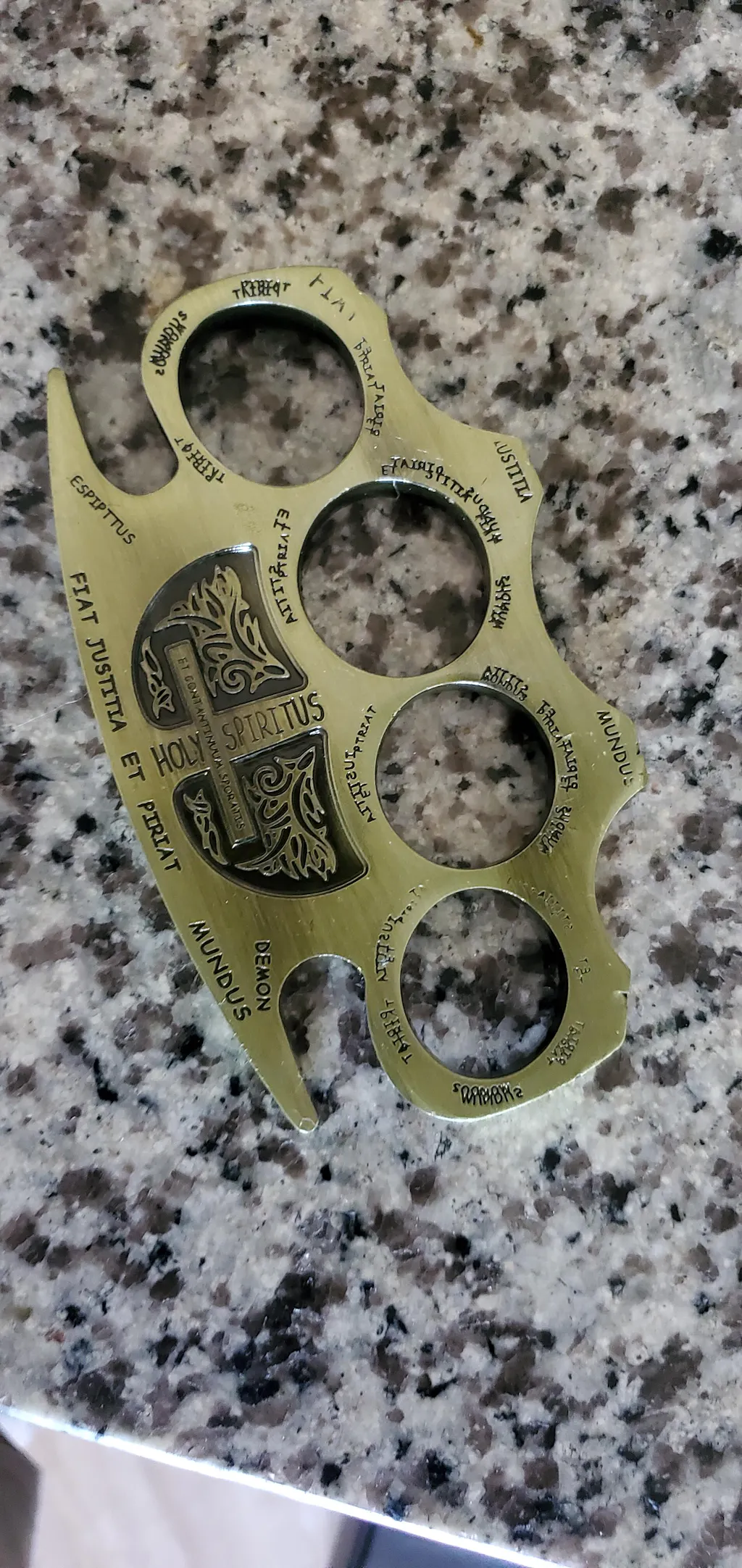 Constantine Brass Knuckles Holy Spiritus Paperweight - 6 colors ...