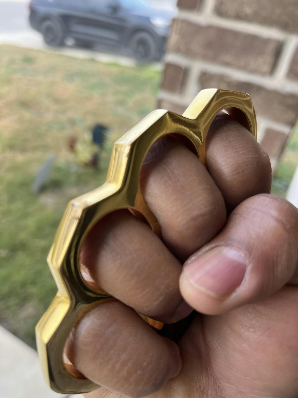 Spare Brass Knuckle Sheath w/ Belt Loop Real Leather - Assort. Colors ...