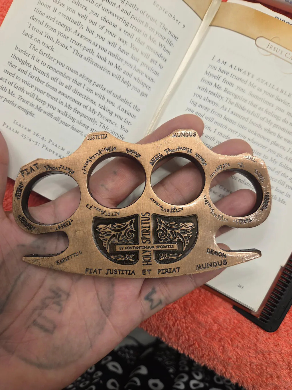 Constantine Brass Knuckles Holy Spiritus Paperweight - 6 colors ...
