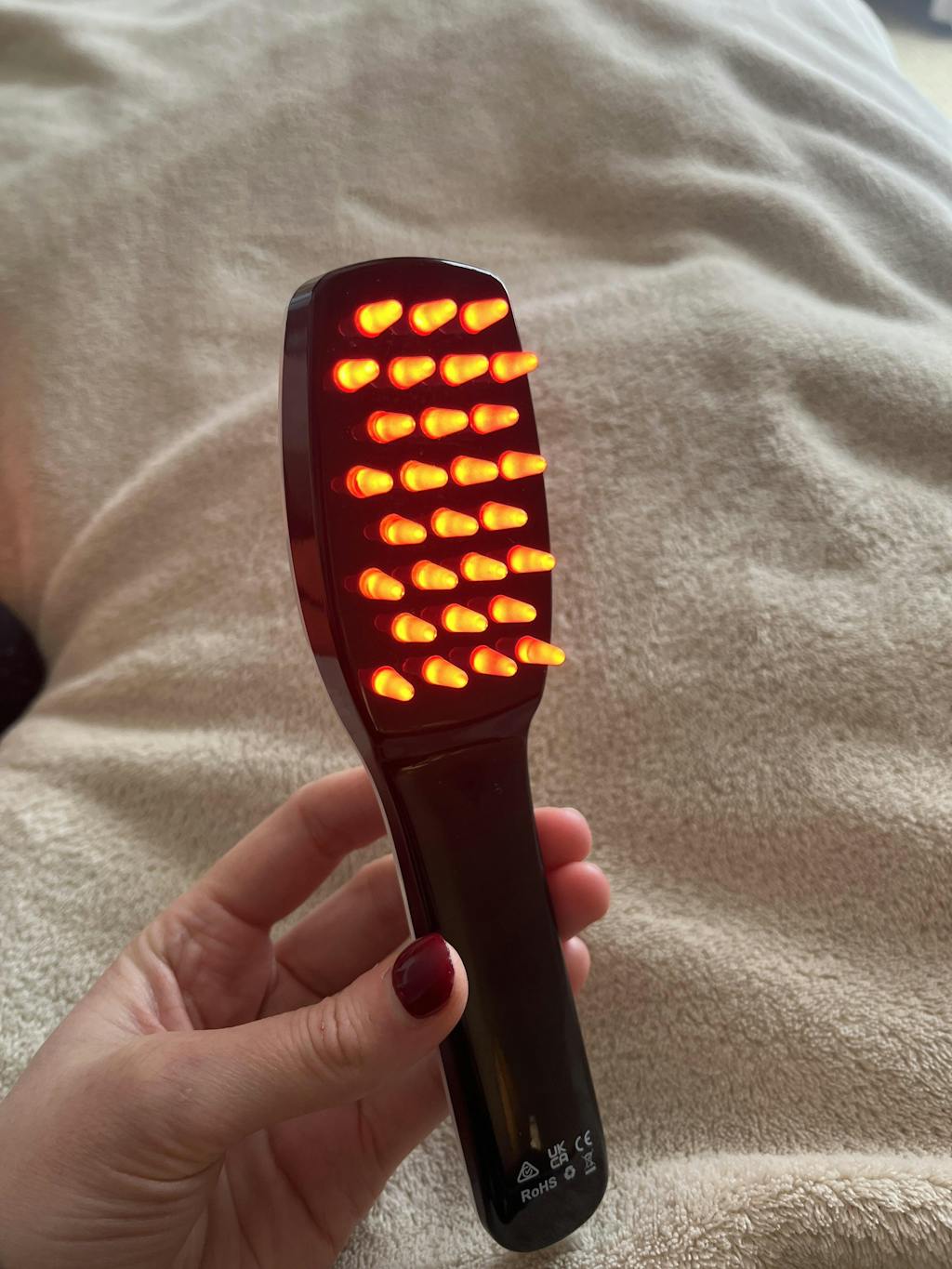 Intensive LED Hair Growth Stimulating Brush: Reduce Shedding, Boost Ha ...