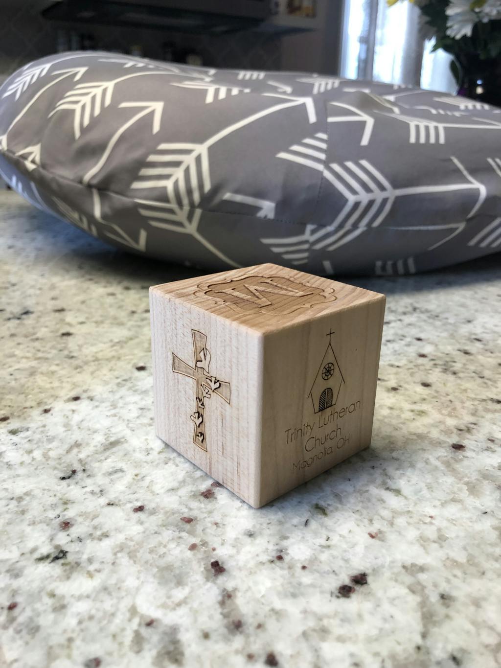 Baptism Keepsake Block - Smiling Tree