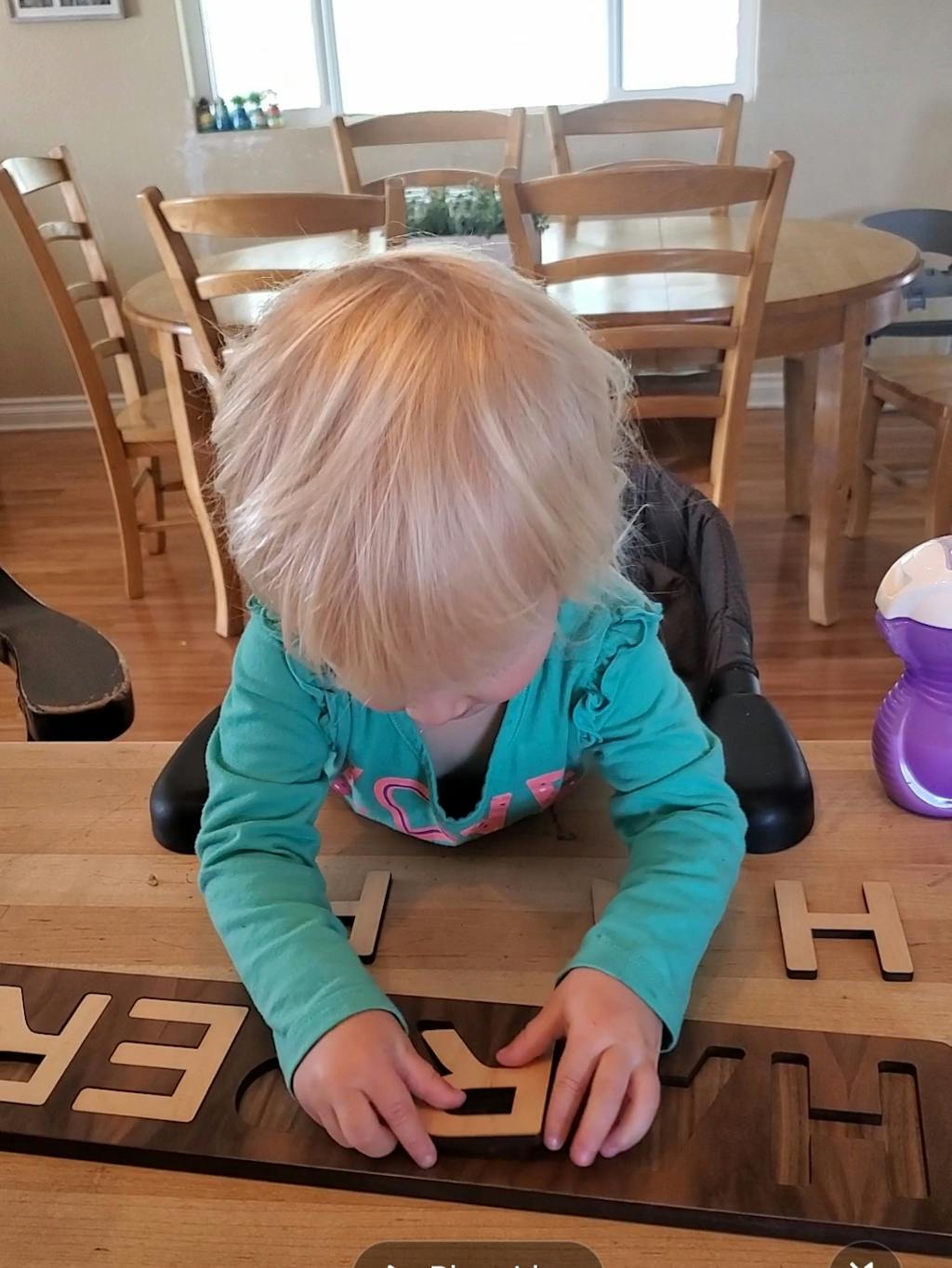 Personalized Wooden Name Puzzle - Smiling Tree