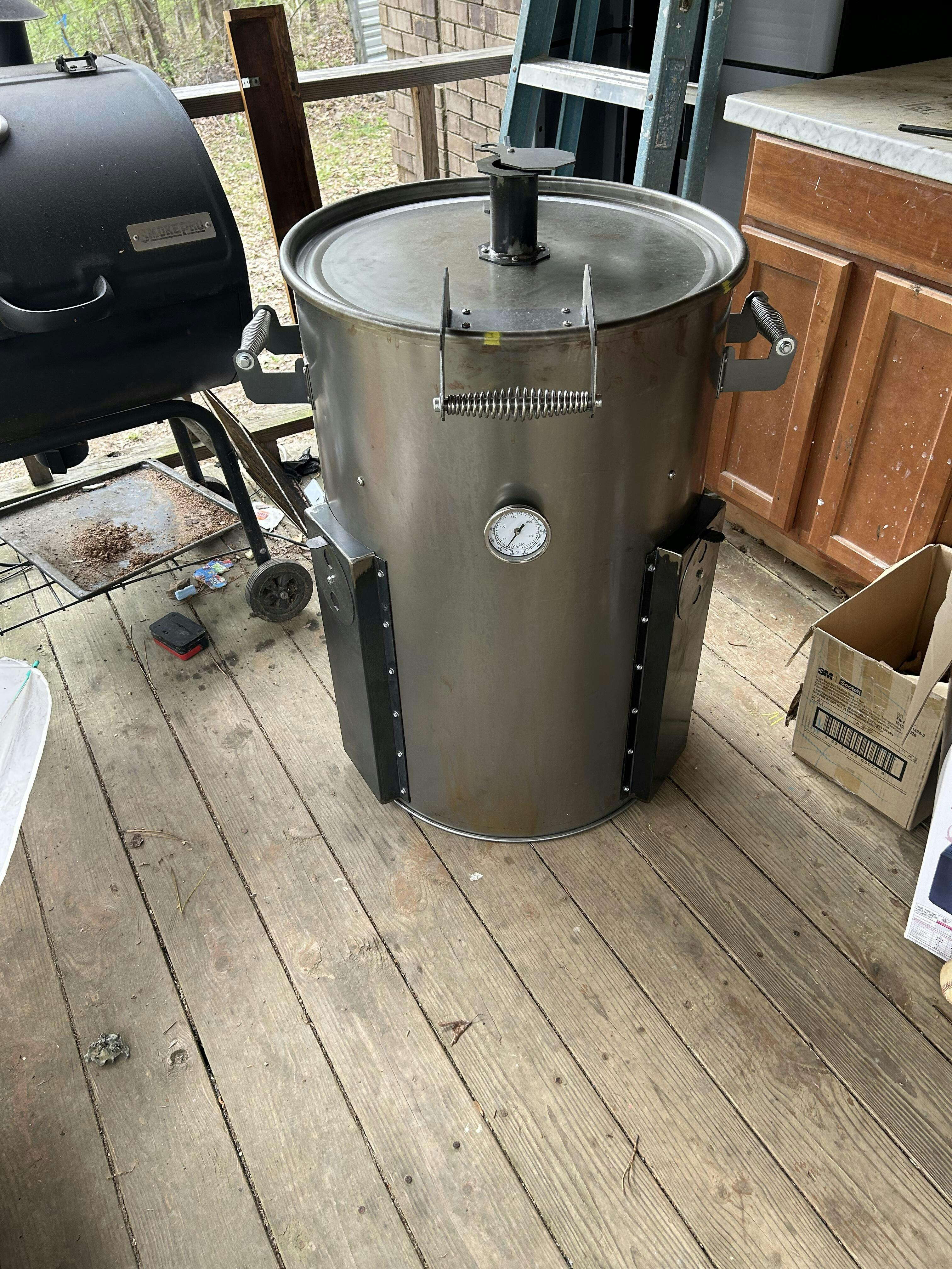 Super55 And Barrel UDS Drum Smoker Kit Combo – SmokerPlans By SmokerBuilder