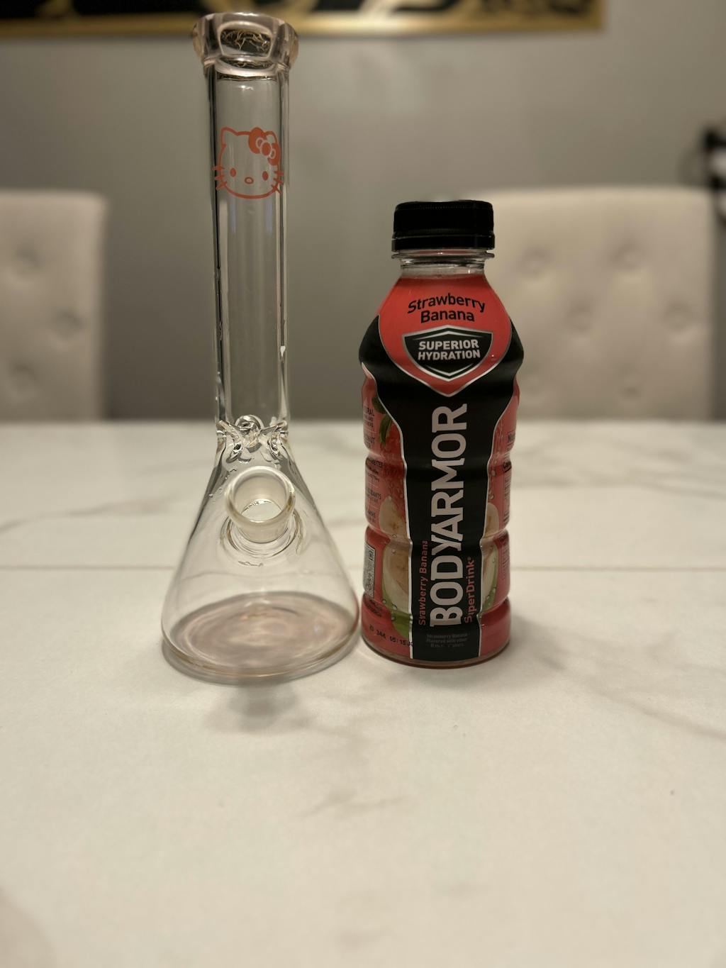 10" Pink Hello Cat Glass Water Bong Pipe- Free Fast Shipping from Texas ...