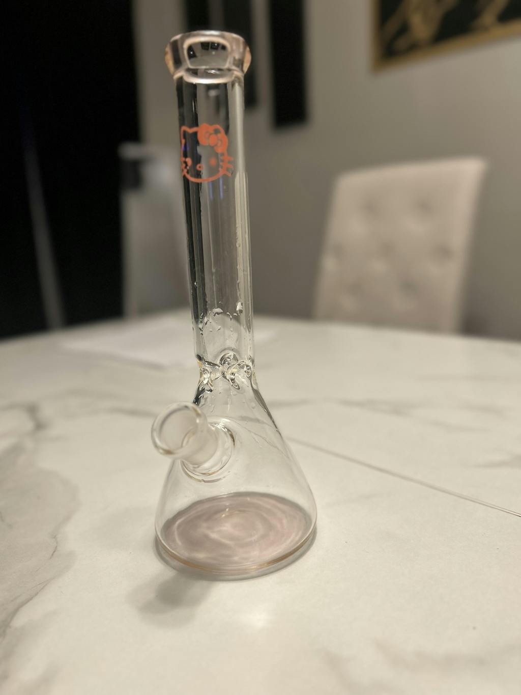 10" Pink Hello Cat Glass Water Bong Pipe- Free Fast Shipping from Texas ...