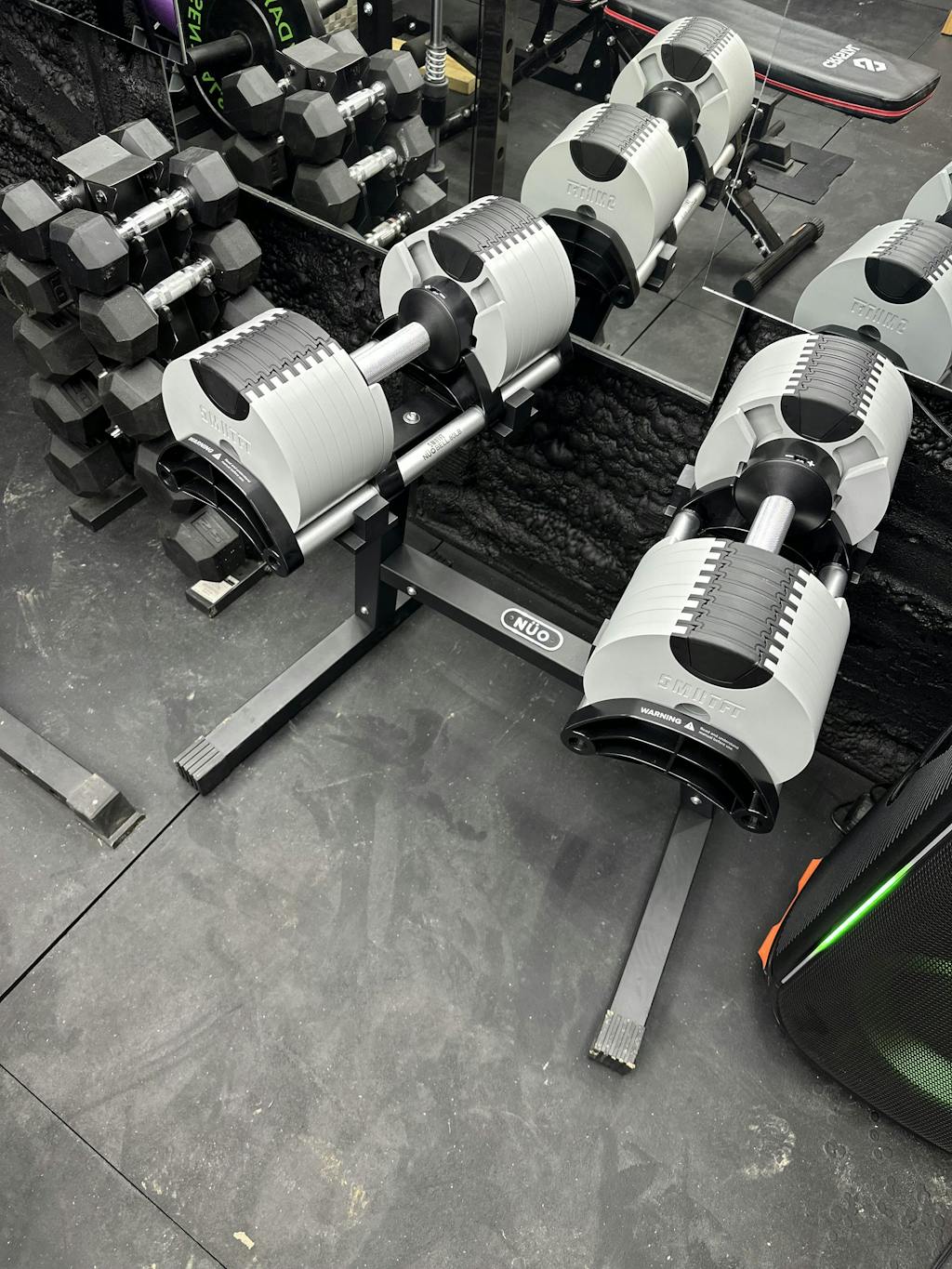 NÜOBELL 80lb Classic - Adjustable Dumbbell - SMRTFT