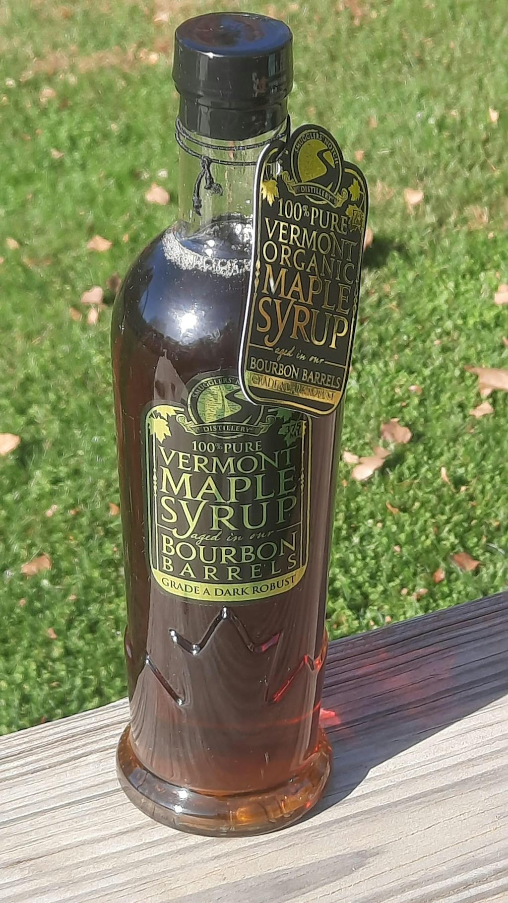 Bourbon Barrel Aged Maple Syrup 375mL | Smugglers' Notch Distillery