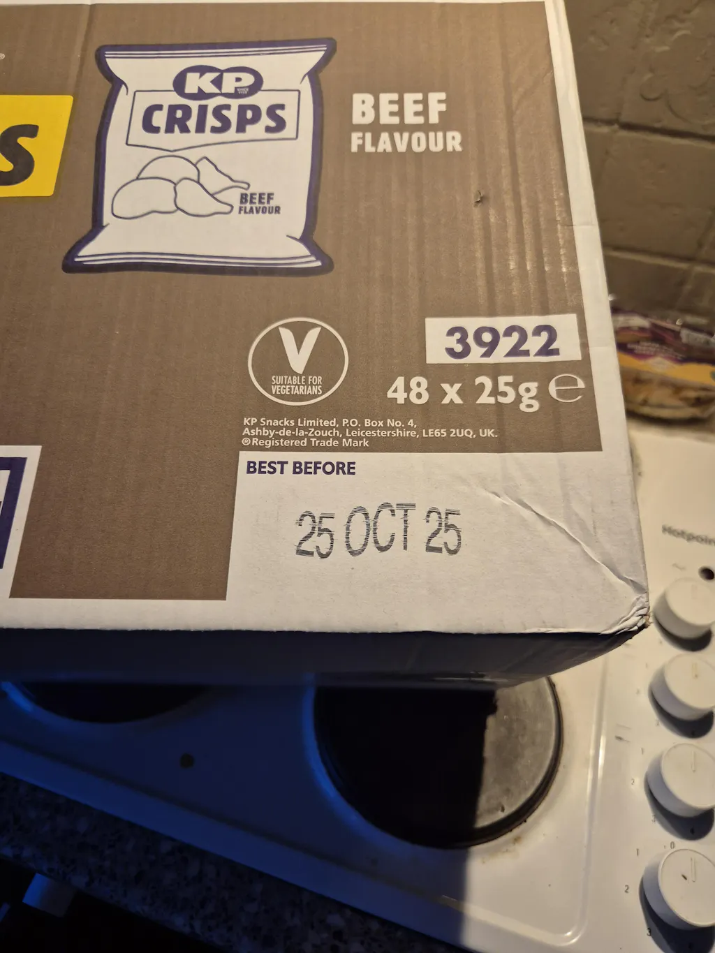 Buy KP Beef Crisps 25g – Full Box of 48 Packs | Snacks Online UK