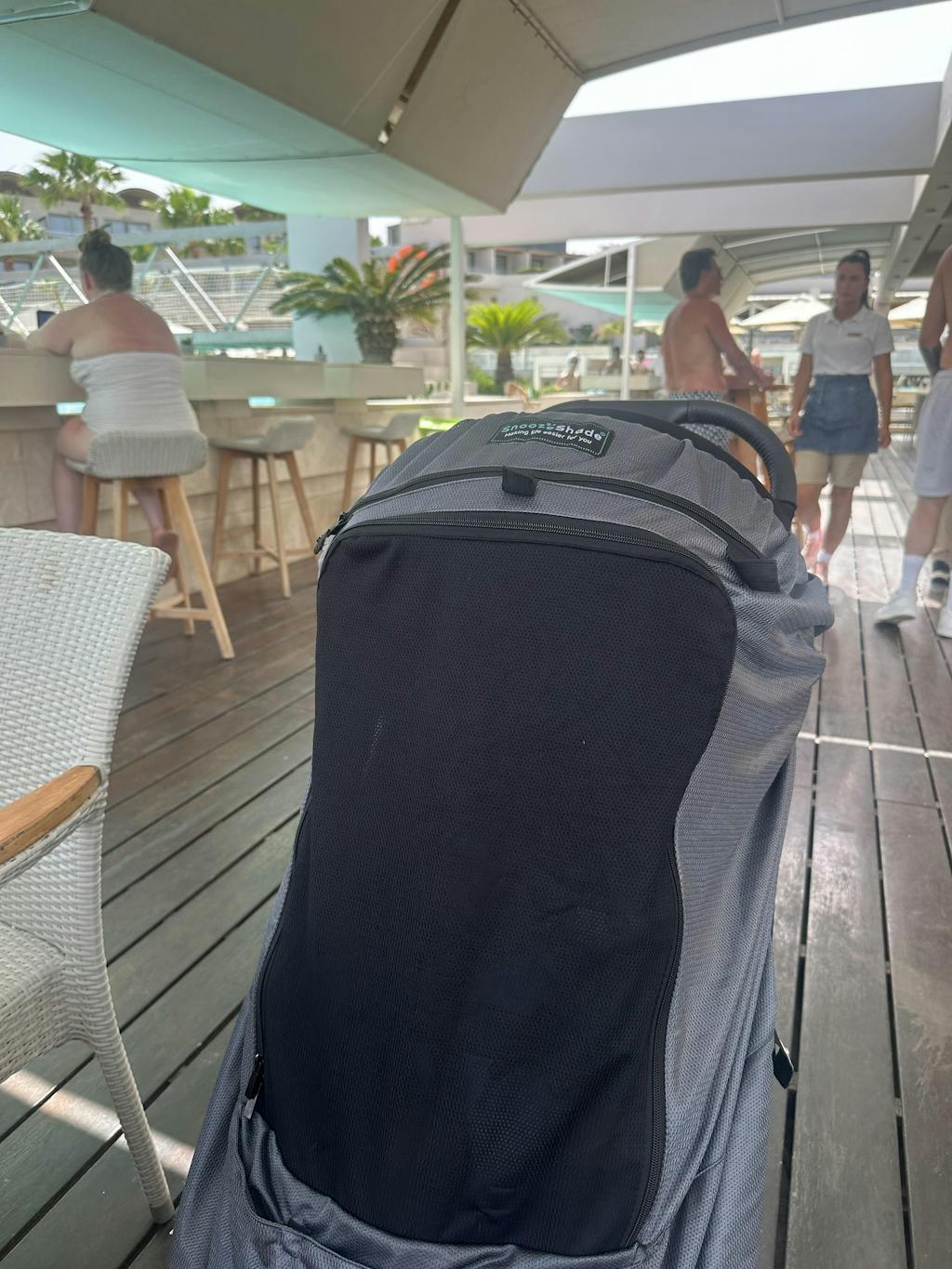 SnoozeShade Plus Deluxe (6m+) | Pushchair sun & sleep shade | SnoozeShade