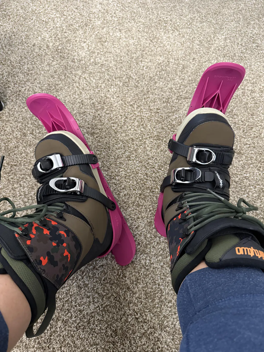 Snowfeet* PRO | High-Quality 50 CM Mini Ski Skates