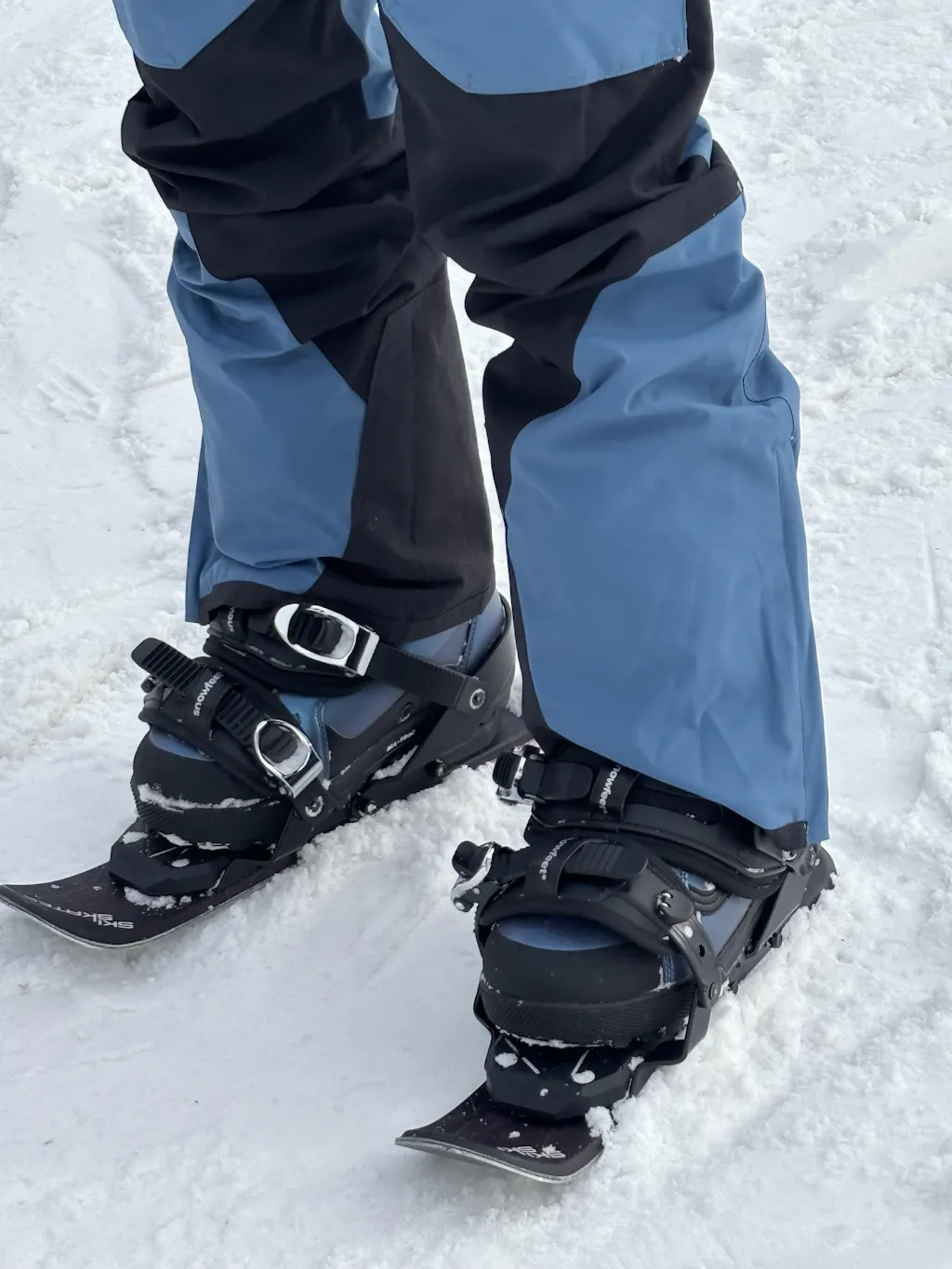 Snowfeet* Skiskates 44 CM | Skates for Ski Slopes | Skiblades Mini Skis