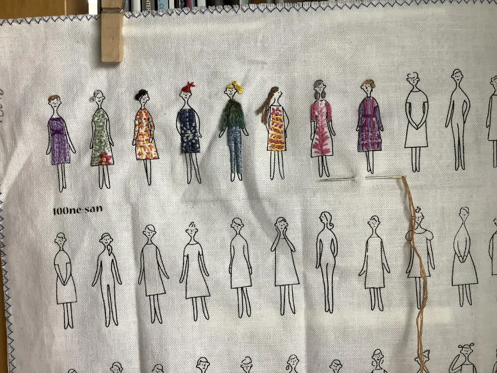 Lecien 100 Ladies (Ne-San) Embroidery Sampler – Snuggly Monkey