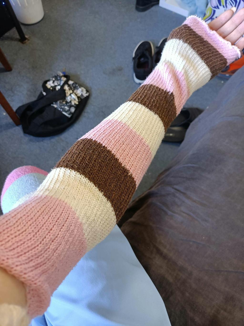Neapolitan Stripes Warmers – Sock Dreams