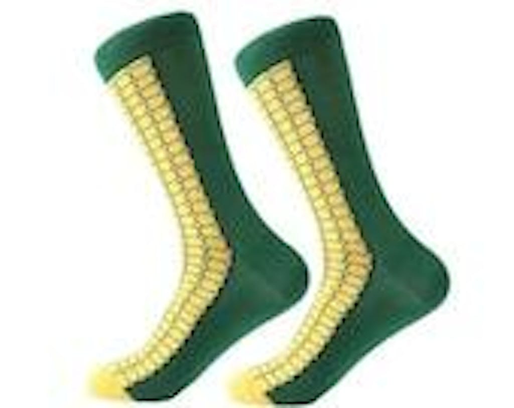 Corn of the Cob Socks from the Sock Panda
