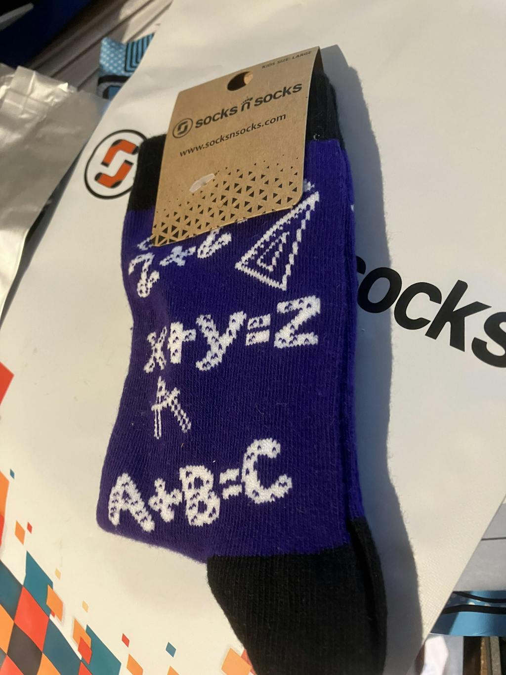 Kids Mathematics Socks - Socks n Socks