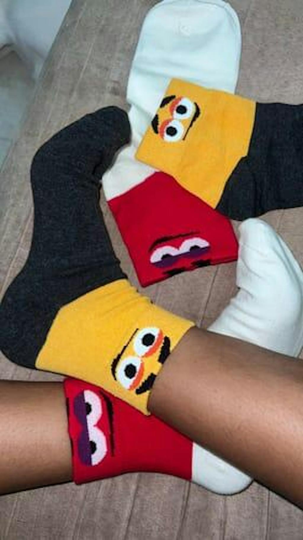 Buy Pembrey Socks with a Smiley Face: Cozy Comfort with a Cheerful ...