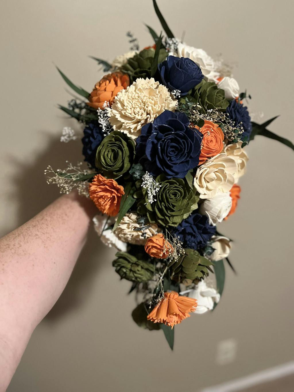 Custom Cascade Bouquet – Sola Wood Flowers