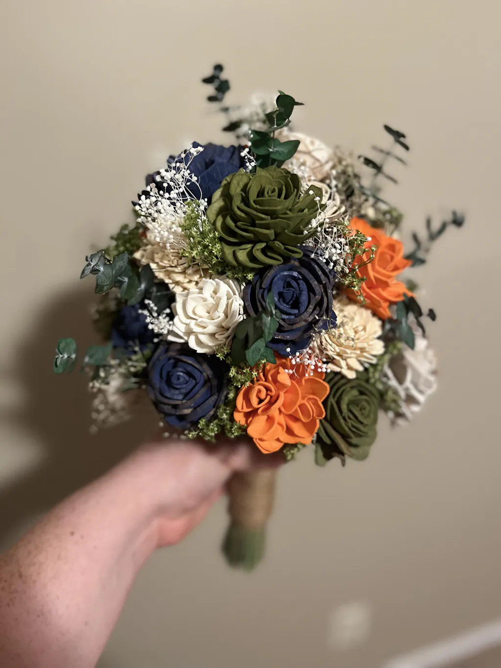 Custom Cascade Bouquet – Sola Wood Flowers