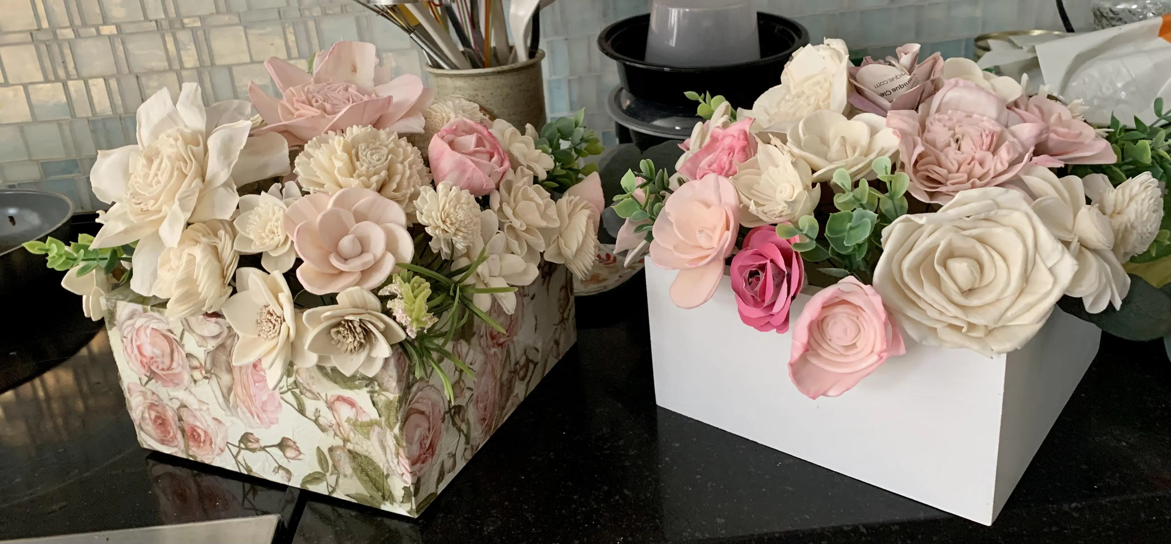 Square Centerpiece Box#N# #N# #N# – Sola Wood Flowers