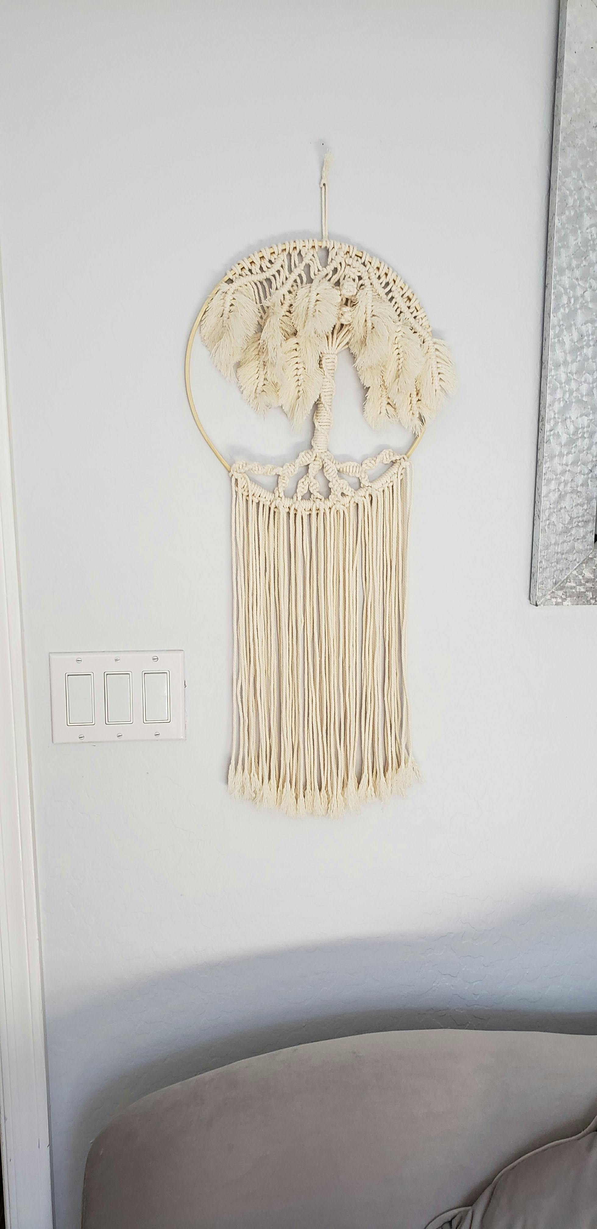 Solid Oak: Macramé Wall Hanging Kit - Palm Tree