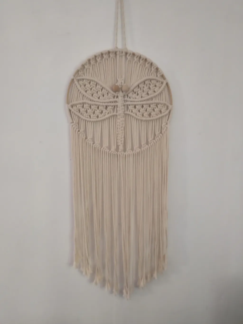 Solid Oak: Macramé Wall Hanging Kit - Dragonfly