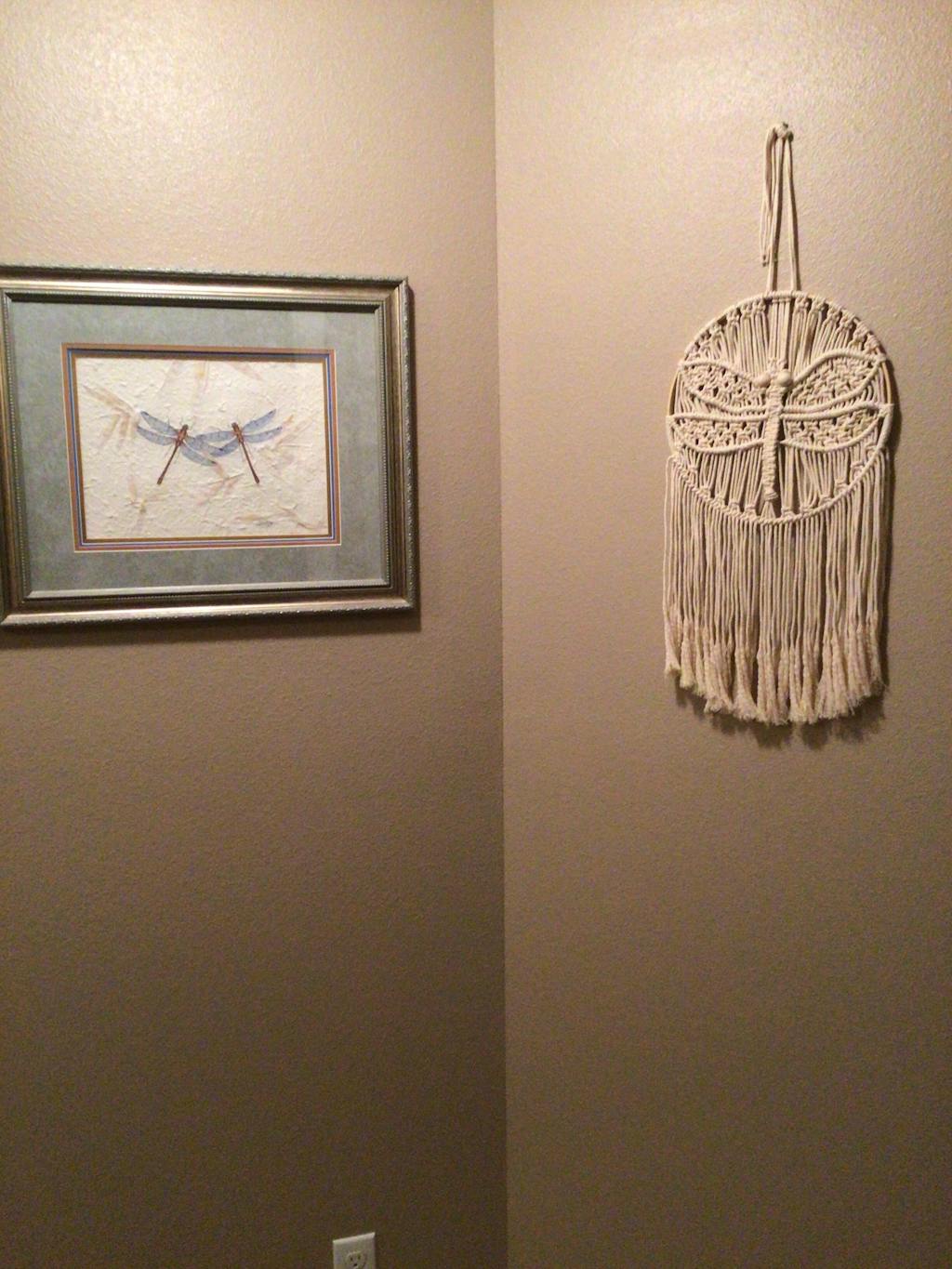 Solid Oak: Macramé Wall Hanging Kit - Dragonfly