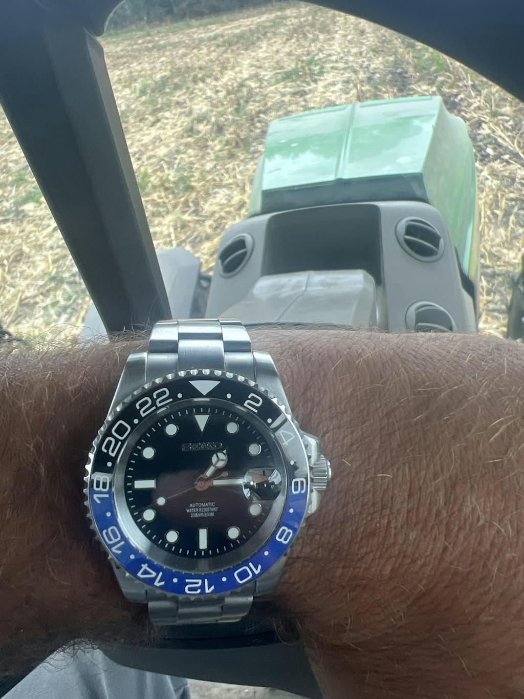 Seiko Mod GMT "Batman" Dive Watch – Somerville Watch Co.