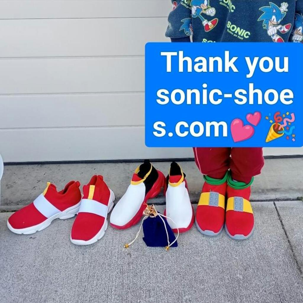 Shadow The Hedgehog Shoes -Sonic Shadow Shoes