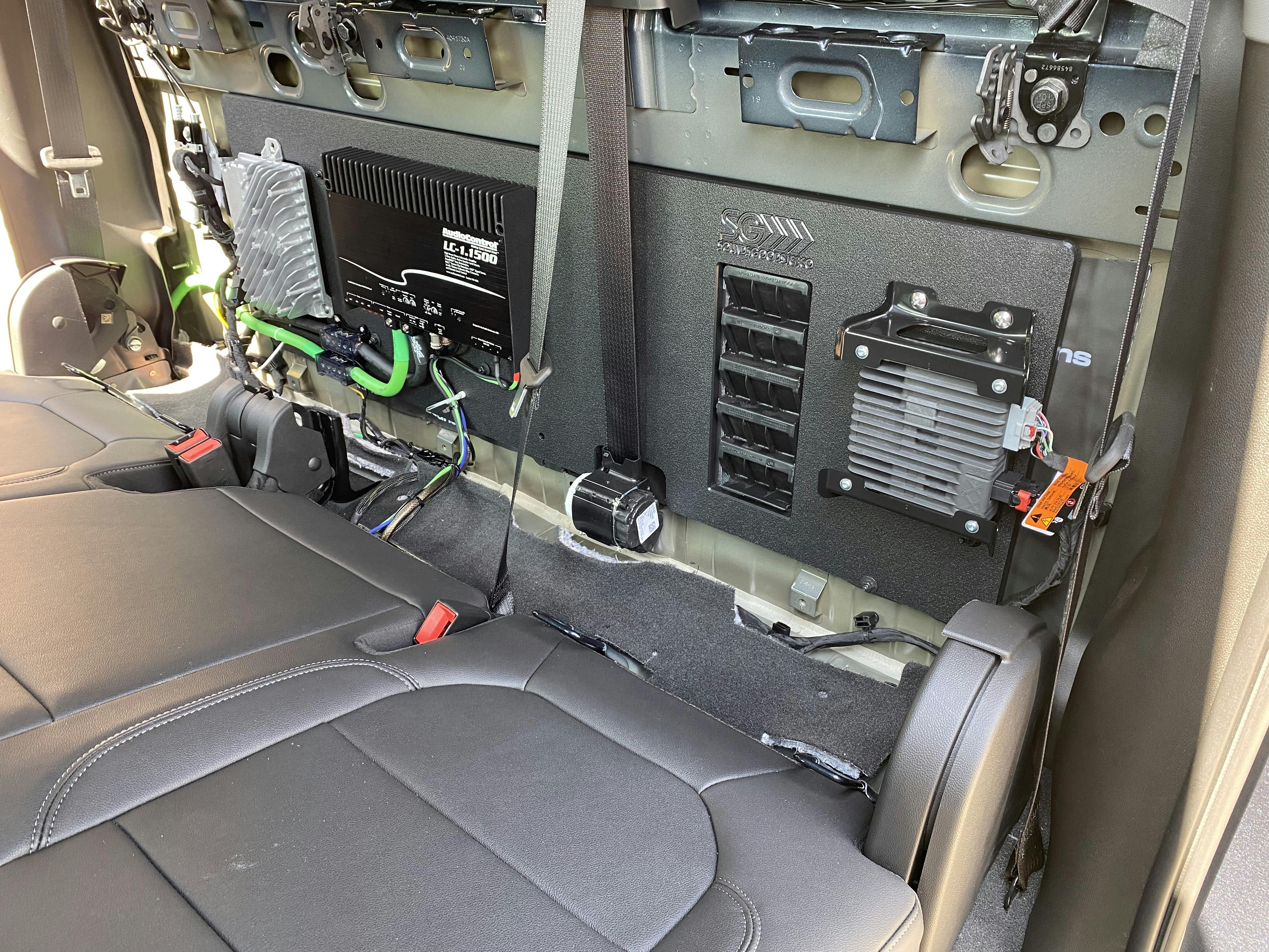 2019-2021 GMC Sierra - Chevrolet Silverado Custom Made Amplifier Rack ...