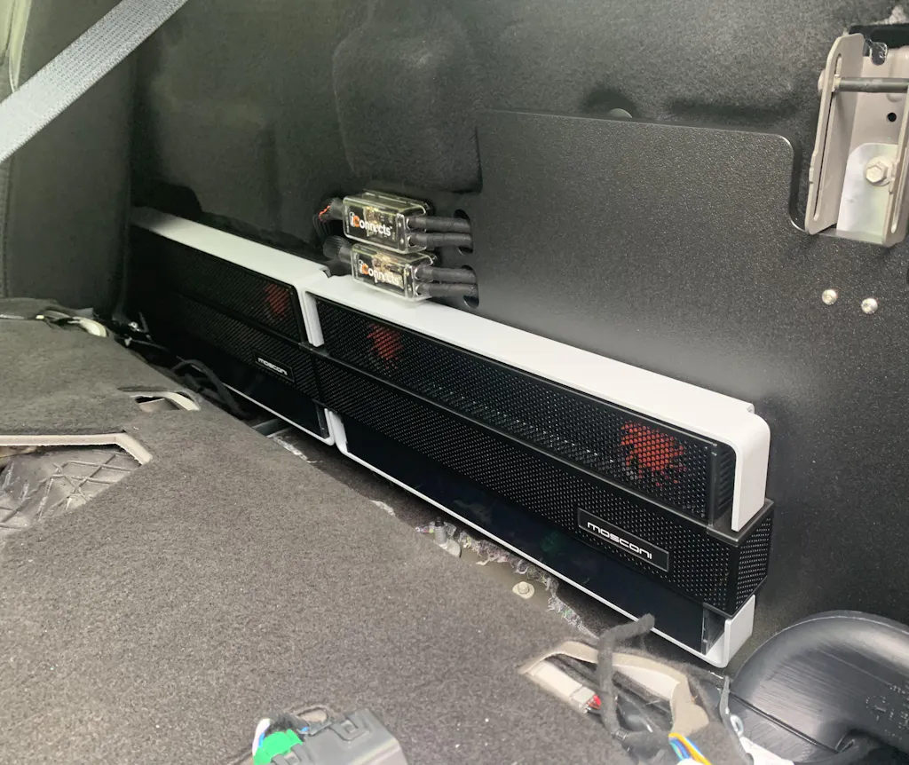 JL Audio Stealthbox Plug and Play Subwoofer Package with Loaded Amplif ...