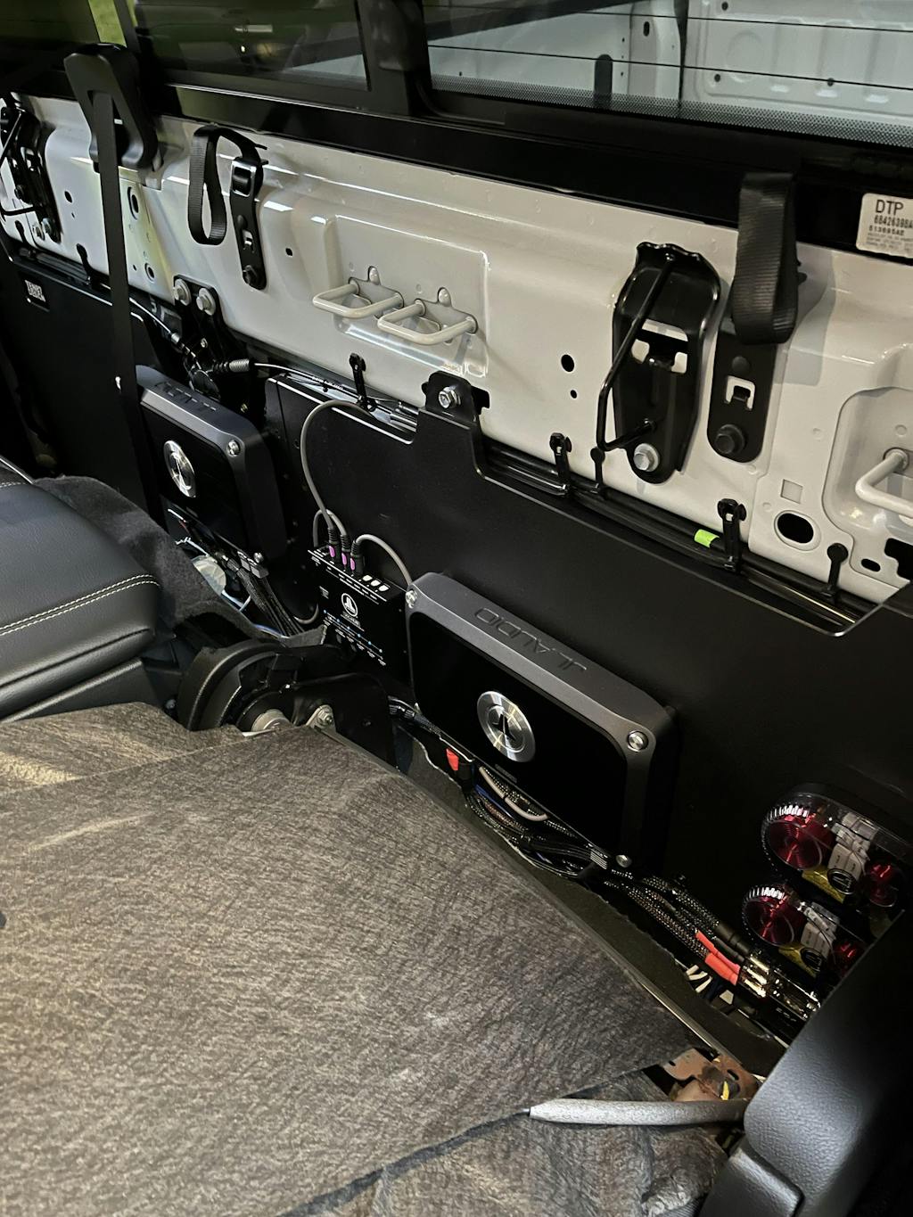 2019-2025 Dodge Ram Crew Cab Custom Made Amplifier Rack/Plate/Board ...