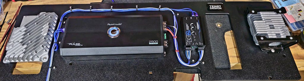 Custom Made Amplifier Rack/Plate/Board - Compatible with 2019-2024 GMC ...